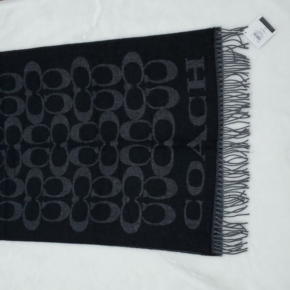 Coach | Accessories | Nwt Coach Wool Cashmere Scarf | Poshmark